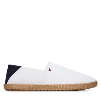 Tommy Hilfiger Espadrilles Tommy Hilfiger Core Hilfiger Espadrille Textile FM0FM05792 Wei&szlig;