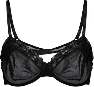 Hanro Femme, Sous-v&ecirc;tements, Noir, Taille: 100D FR Soutien-gorge Transparent