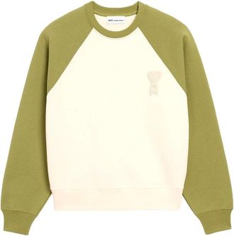 Ami Homme, Sweatshirts et sweats &agrave; capuche, Blanc, Taille: XS Sweat Boxy Fit ADC