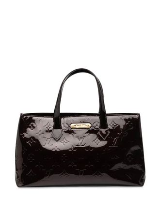 Louis Vuitton sac &agrave; main Monogram Vernis Wilshire PM (2000-2025) - Violet