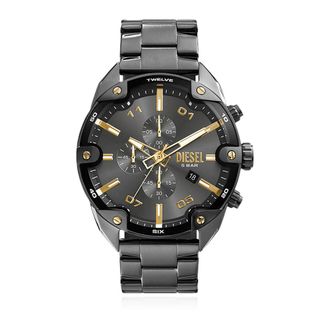 Diesel Homme, Accessoires, Gris, Taille: ONE Size Montre Chronographe Spiked