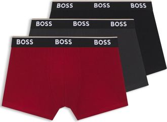 HUGO BOSS 3er Pack Boxer-Trunks mit elastischem Label-Bund in