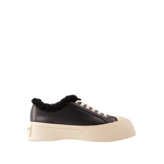 Marni Schwarze Schn&uuml;r-Sneakers - Leder - - Shoes - Damen - Schwarzk - 40 EU