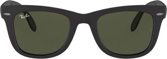 Ray-Ban unisex, Accessoires, Noir, Taille: 54 MM Wayfarer Folding Rb4105