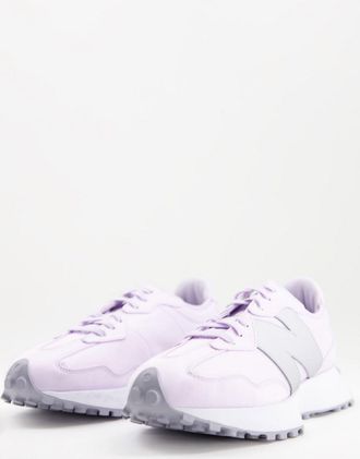 New Balance 327 - Baskets métallisées - Lilas et argenté-Violet