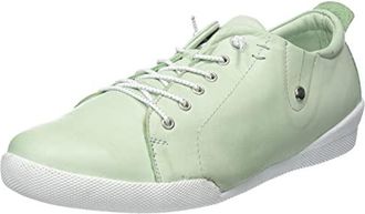 Andrea Conti Baskets pour Femme, Vert Pastel., 38 EU