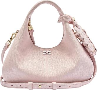 Ganni Femme, Sacs, Rose, Taille: ONE Size Hobo Mini Grained