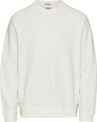Camel Active Herren Sweatshirt aus Reiner Baumwolle Beige Menswear-XXL