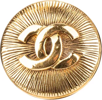 Chanel Halskette - Chanel Golden CC Starburst Brooch - Gr. unisize - in Mehrfarbig - f&uuml;r Damen