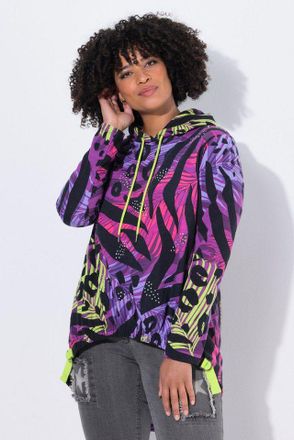 Angel Of Style Sweatshirt Hoodie Patchdruck Ziernieten Kapuze