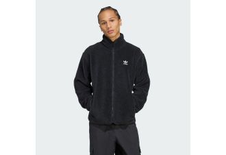 adidas Originals Fleecejacke TREFOIL ESSENTIALS TEDDY FLEECE (1-St)