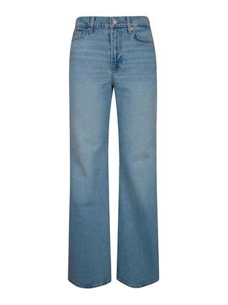 7 For All Mankind Jean Droit - Bleu