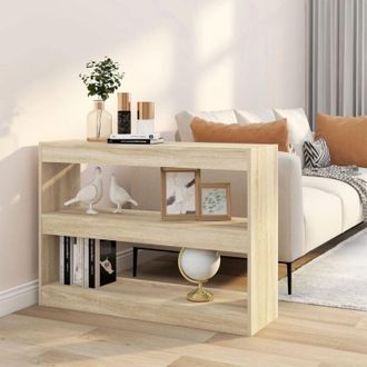 vidaXL Vidaxl - B&uuml;cherregal/Raumteiler Sonoma-Eiche 100x30x72 cm