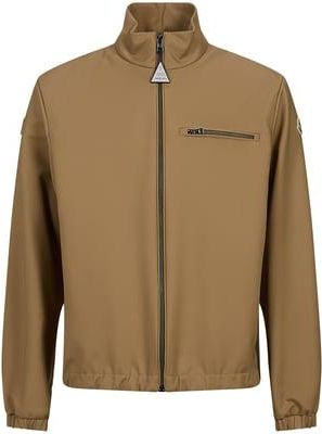 Moncler Veste droite Fourioun en coton m&eacute;lang&eacute;