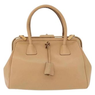 Prada Pre-owned Madras cerniera doctor bag - - Pre-owned - Damen - Beige - ONE SIZE