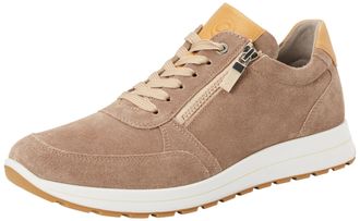 Ara Herren Matteo Sneaker, Grigio,Caramel, 46 EU Weit