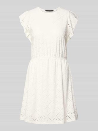 Vero Moda Tailliertes Sommerkleid mit Lochstickmuster Modell TASSA