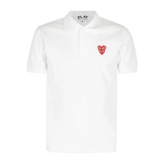 Comme Des Gar&ccedil;ons Polo Shirt - - Tops - Herren - Wei&szlig; - XL