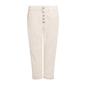 Dondup Koons Loose Hose - - Trousers - Damen - Beige - W28
