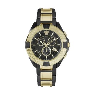 Versace Chronograph Uhr - - Accessories - Herren - Schwarzk - ONE SIZE