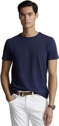 Ralph Lauren T-shirt en tricot Custom Slim Fit, Encre, XL