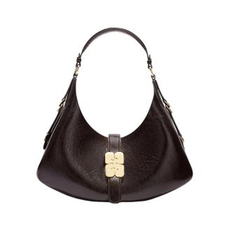 Ganni Kleine Kat Tas Shine - - Bags - Damen - Braun - ONE SIZE