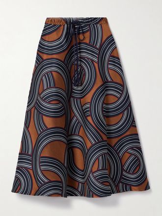 La DoubleJ Jupe Midi En Jacquard - Multicolore