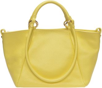 Roberta M Zweifarbig Rindsledertasche