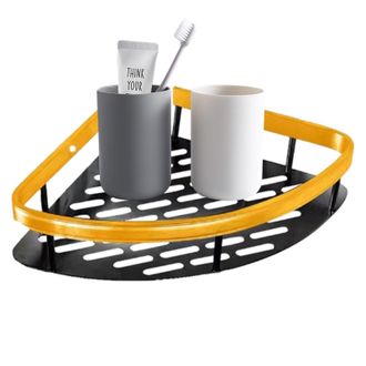 Generico Eckregal, -, Plattform-Organizer, Eckregal, Duschablage und Organisation für Badezimmer, Schlafzimmer, Wohnzimmer