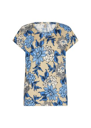 Soyaconcept Soyaconcept Womens SC-Felicity AOP 415 Damen Tshirt, Blau, X-Small