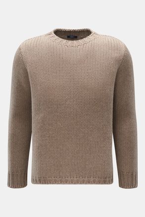 04651/ Herren - Rundhalspullover Blended Crew beige