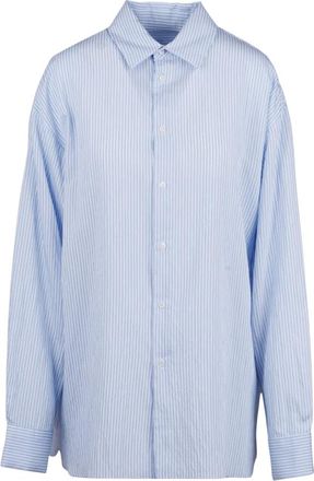 Dondup Homme, Chemises, Bleu, Taille: 4XL Chemise &agrave; rayures verticales