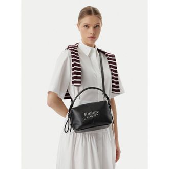 Tommy Jeans Handtasche Tommy Jeans Tjw Bold Camera Bag AW0AW18470 Schwarz