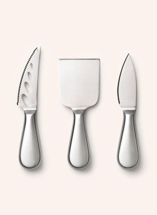 Printworks Printworks 3-Tlg. Käsemesser-Set The Essentials beige