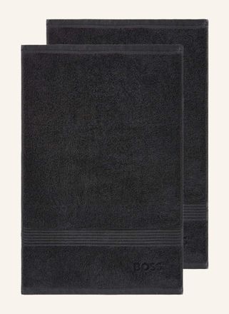 HUGO BOSS G&auml;stetuch 2er Set Loft schwarz