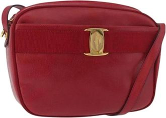 Ferragamo Sac port&eacute; &eacute;paule Pre-owned - Femme - Pre-owned - Rouge - Taille: ONE Size