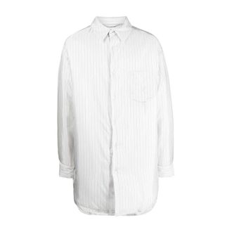 Maison Margiela Wei&szlig;es Langarmhemd - - Blouses & Shirts - Damen - Wei&szlig; - XS