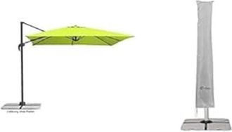 SCHNEIDER SCHIRME Schneider Rhodos Junior 270x270 apple green + Protective sleeves for hanging parasols up to 350 cm and 300x300 cm