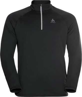 Odlo Homme, Sport, Noir, Taille: XL Midlayer 1/2 ZIP Besso