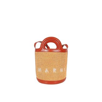 Marni Cotton Backet Bag - - Bags - Damen - Orange - ONE SIZE