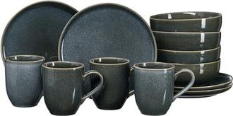 Ritzenhoff & Breker Frühstücksset Eda Schiefer, 12-teilig