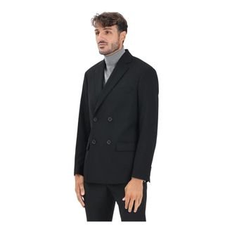 A|X Armani Exchange Homme, Vestes, Noir, Taille: XL Veste crois&eacute;e