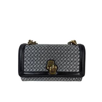 Bottega Veneta Pre-owned Canvas Schultertasche - - Pre-owned - Damen - Schwarzk - ONE SIZE