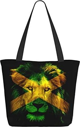 AOOEDM Sac &agrave; provisions pour femme drapeau jama&iuml;cain Lion 13 x 11 x 7 po. Le cadeau parfait pour la Saint-Valentin. Cest de la Saint-Valentin pour maman, fil