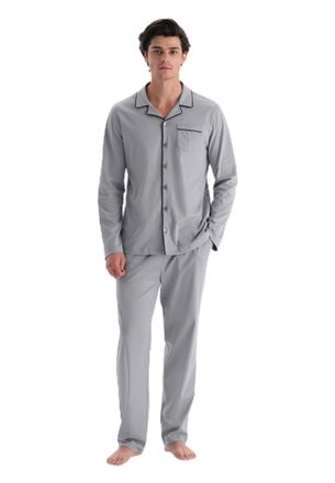 Dagi Mens Grey Mercerized Pants, XL