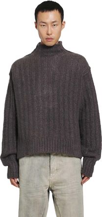 Rick Owens Tower Turtle in Rib Silk Cashmere