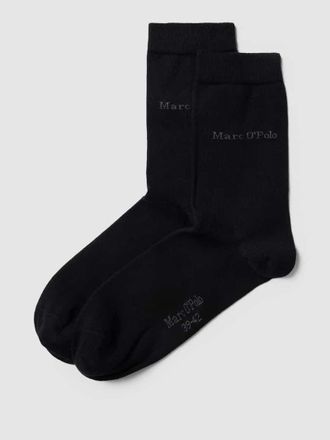 Marc O'Polo Socken mit Label-Detail im 2er-Pack Modell Valentina