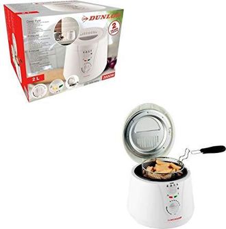 Dunlop Dunlop 871125206298 Fritteuse, 2 L, 2000 W, Wei&szlig;