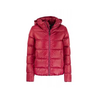 Colmar Daunenjacke mit abnehmbarer Kapuze - - Jackets - Damen - Rot - 2XL