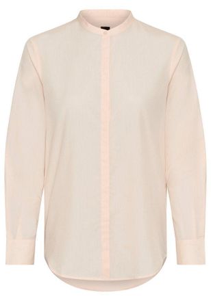 HUGO BOSS Klassische Bluse Befelize Premium Damenmode Chambray Qualit&auml;t, Stehkragen